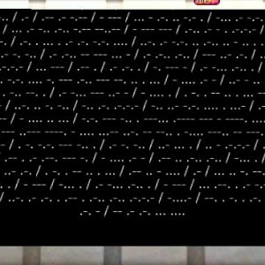 Morse Code Ad Screen 2 | PlanetCalypsoForum